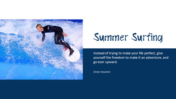 Surfing PowerPoint Templates