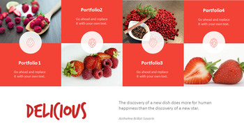 Berries Set PowerPoint Templates