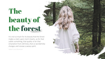 Forest PowerPoint Templates Multipurpose Design