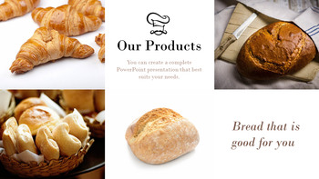FRESH bread PowerPoint Templates