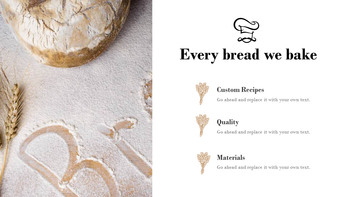 FRESH bread PowerPoint Templates