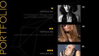 Hair Styling Portfolio Presentation