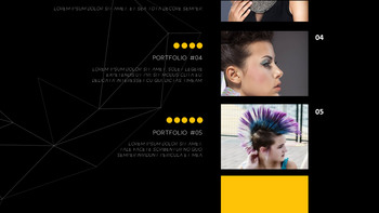 Hair Styling Portfolio Presentation