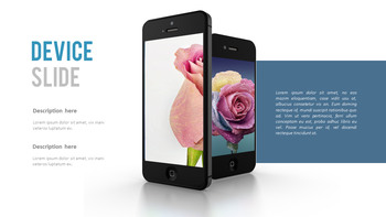 Mockups Device slide PowerPoint Templates