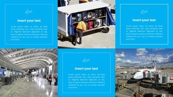 Airplane Trip PowerPoint Templates