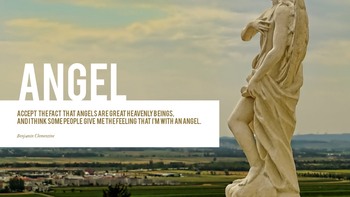 Engel - Theme Slides Kostenlose Vorlage