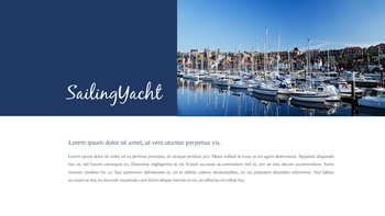 Sailing Yacht Slide Presentation