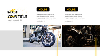 Motorcycle PowerPoint Templates Design