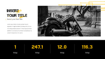 Motorcycle PowerPoint Templates Design