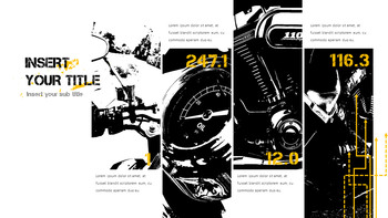 Motorcycle PowerPoint Templates Design