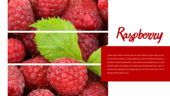 Red Fruits & Vegetables Theme PPT Templates