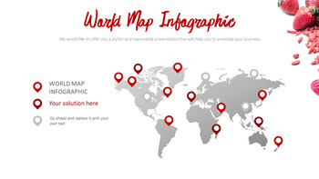 Red Fruits & Vegetables Theme PPT Templates