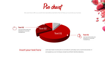 Red Fruits & Vegetables Theme PPT Templates