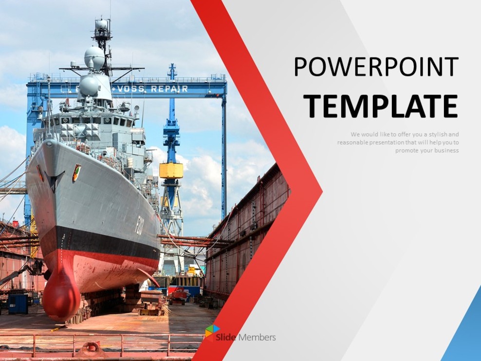 A Dockyard - Free PPT Sample