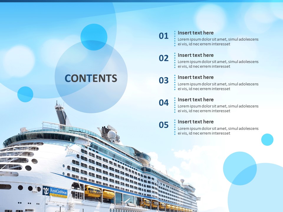 Cruise Trip - Free Powerpoint Sample