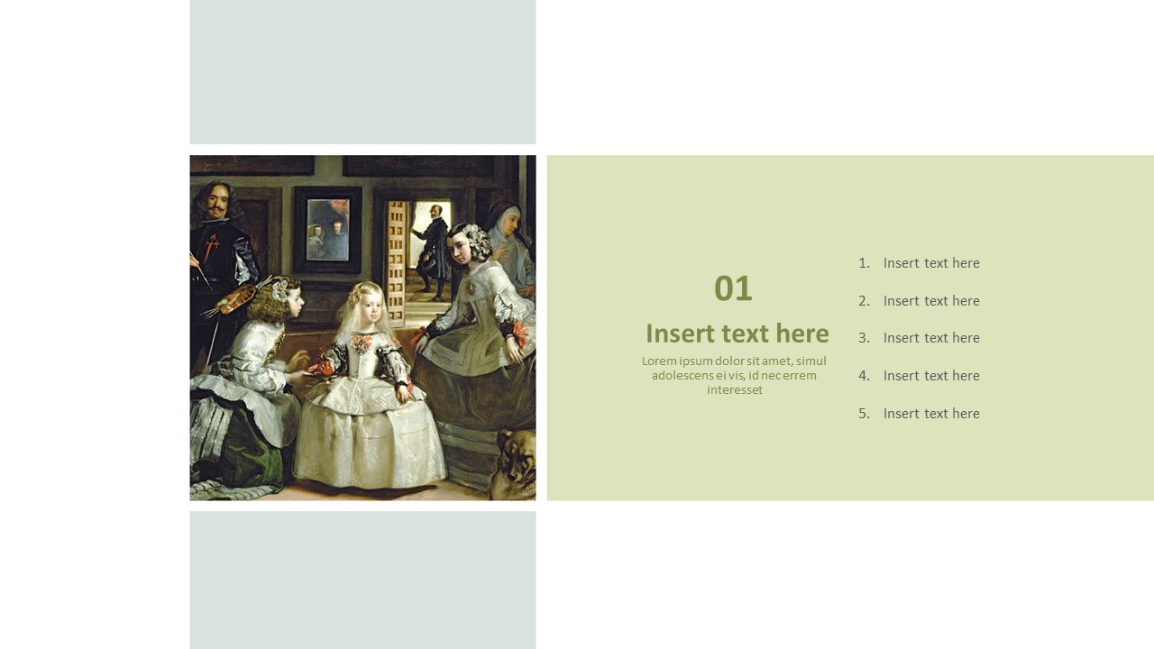 Diego Velázquez Las Meninas - Free Powerpoint Template
