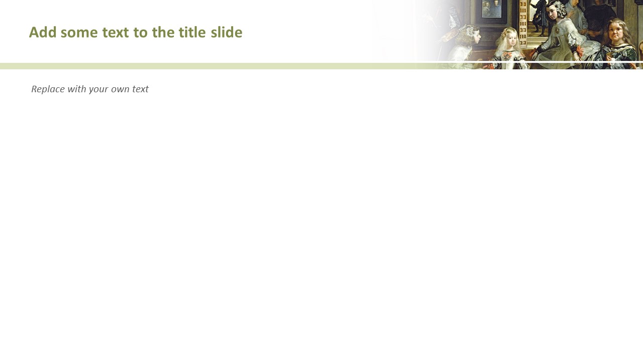 Diego Velázquez Las Meninas - Free Powerpoint Template