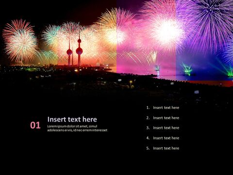 Free Powerpoint Sample - Fireworks Festival
