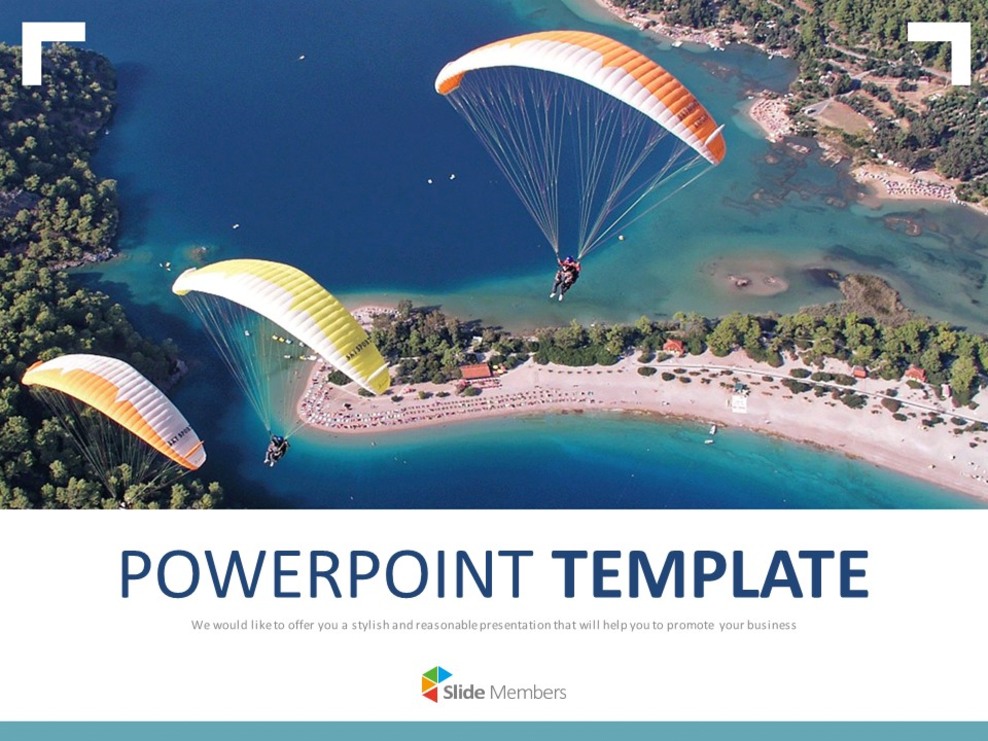 Paragliding - Free Design Template