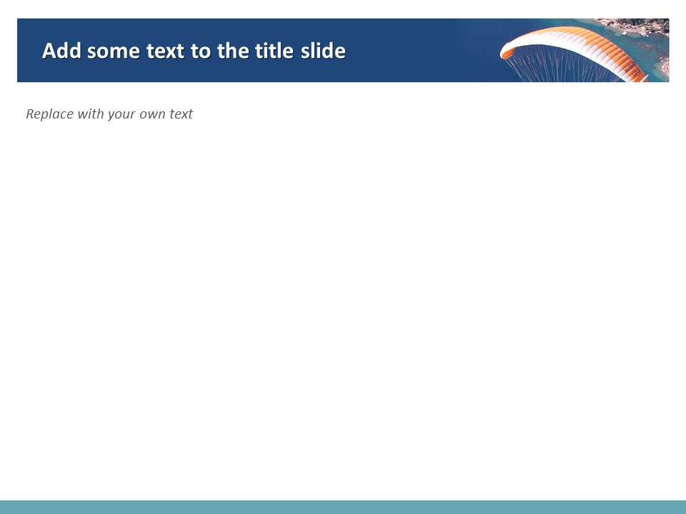 Paragliding - Free Design Template