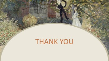 Claude Monet The Luncheon - Free Powerpoint Template
