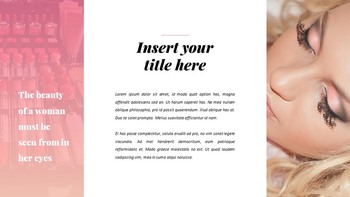 Cosmetic & Makeup Google Slides Presentation