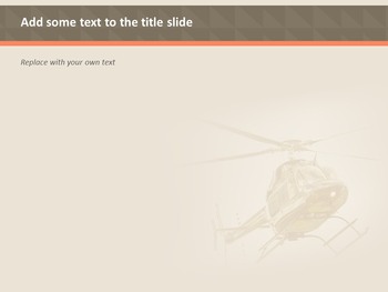 Helicopter - Free Presentation Templates