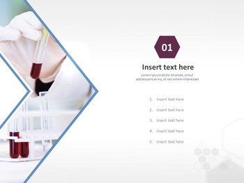 A Reagent and a Microscope - Free Powerpoint Template