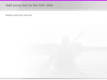 Canoe - Free Powerpoint Template