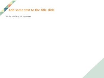 Colorful Diagonal Lines - Free Powerpoint Template