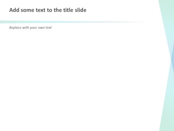Emerald Triangles Facing Other - Free PPT Template|Slides