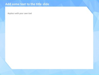 Free Design Template - Blue Straight Lines|PPT|Slides