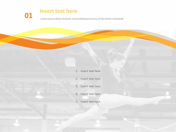 Free PPT Template - Rhythmic Gymnastics