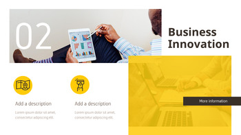 Business Design Innovation PowerPoint Templates for Presentation