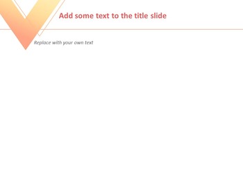 Free Design Template - Inverted Triangle Gradated With Orange and ...