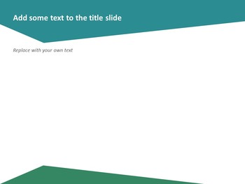 Free Presentation Templates - Dark Turquoise Ceiling