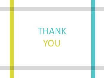 Gray, Turquoise Outlines - Free PPT Template