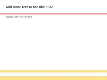 Yellow Grid Outline - Free PPT Template
