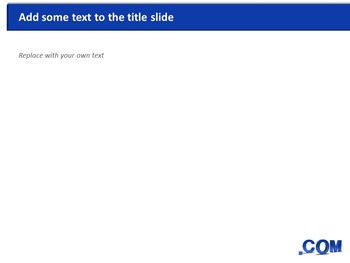 Blue Arrows - Free Presentation Templates