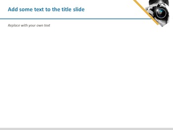 A Photographer - Free PPT Sample