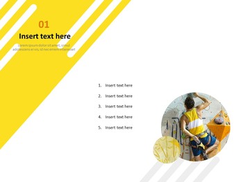 Libérer Escalade - Modèles de présentation gratuits