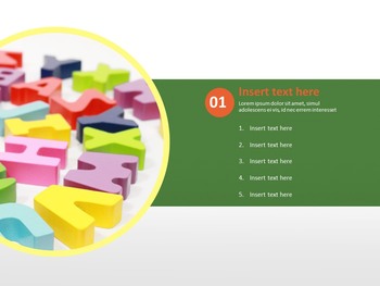 Free Presentation Templates - English Class for Children