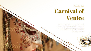 Venice Carnival PowerPoint Presentation Templates