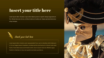 Venice Carnival PowerPoint Presentation Templates