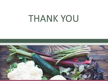 Free Powerpoint Templates Design - Organic Vegetables