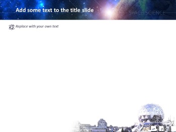 Free PPT Template - Cosmic Science
