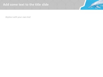 무료 피피티 템플릿 - 돌고래