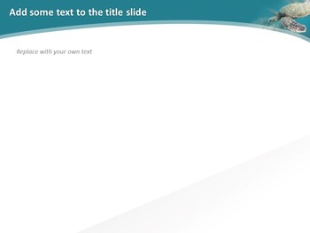 Free PPT Template - SeA Turtle