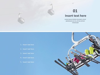 Free PPT Template - Ski Resort|Slides