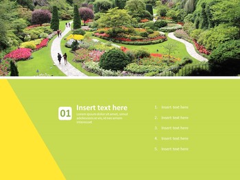 Garden Landscaping - Free Powerpoint Templates Design